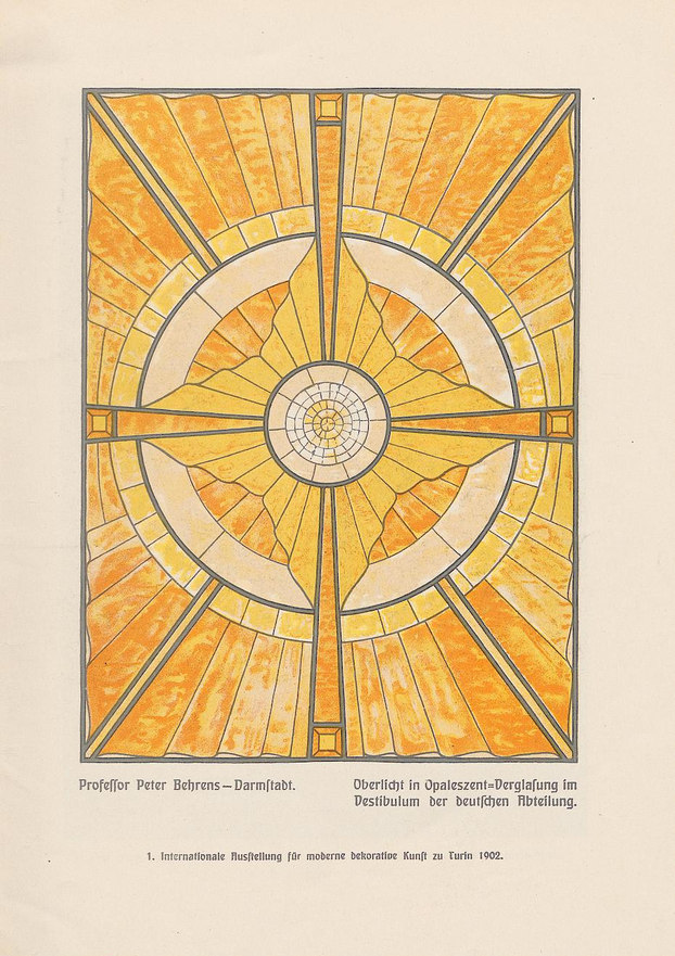 Peter Behrens — Youth, Hamburg