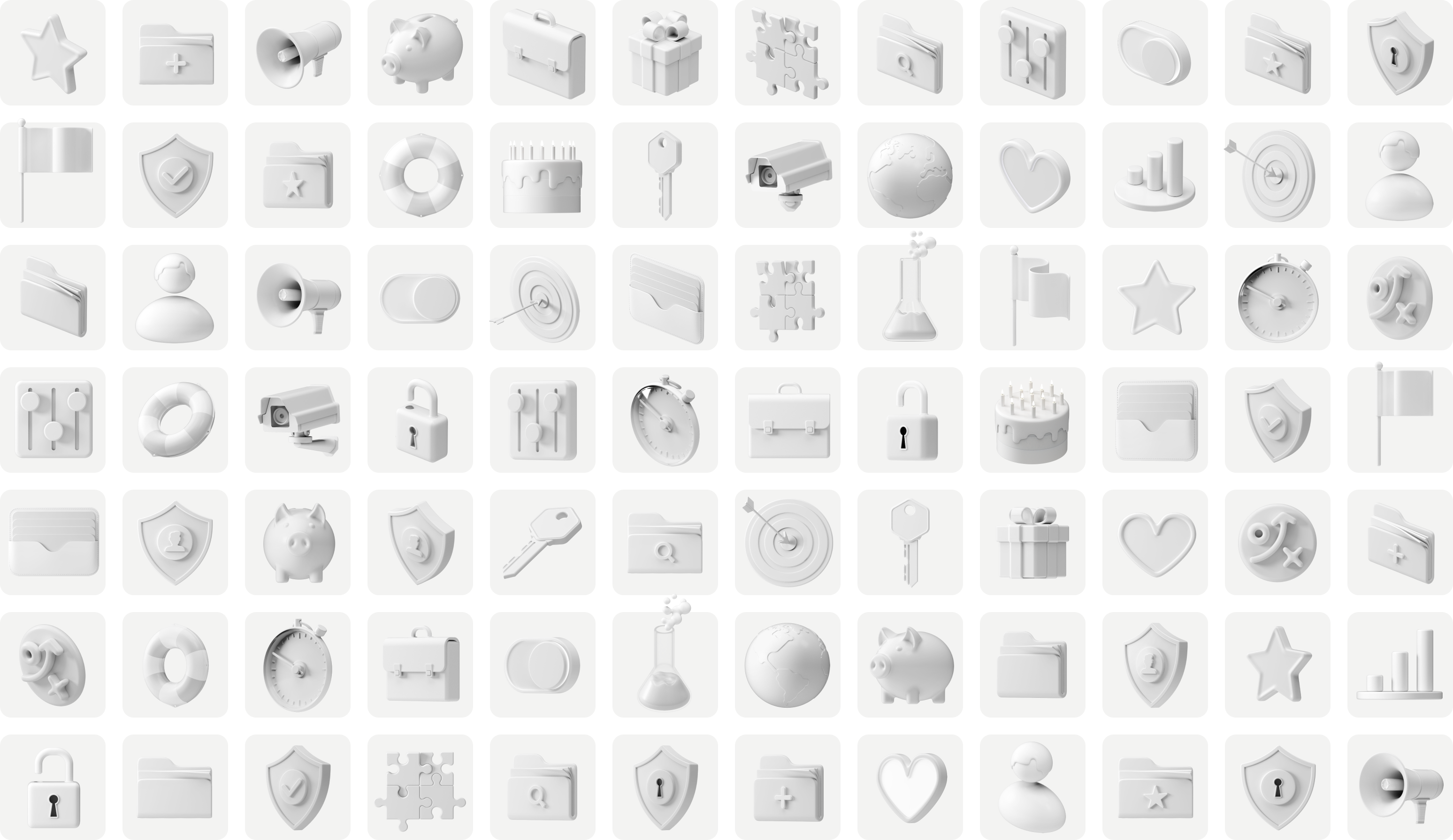 3D icons packs for Designers — Business