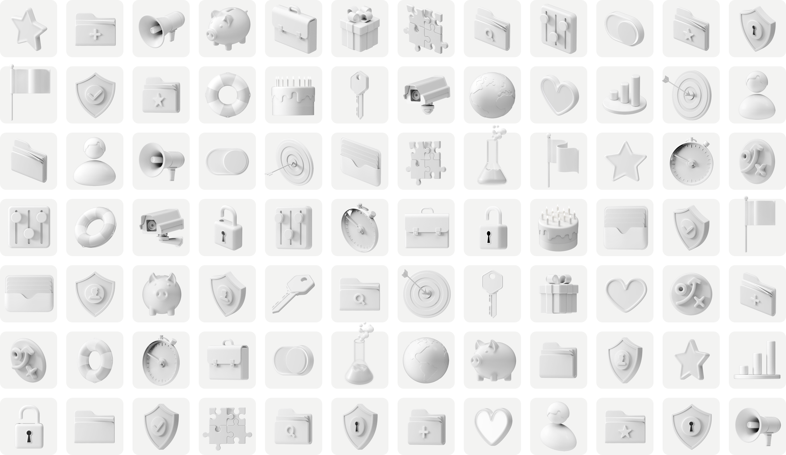 3D icons packs for Designers — Business