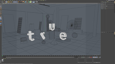 True — 3D