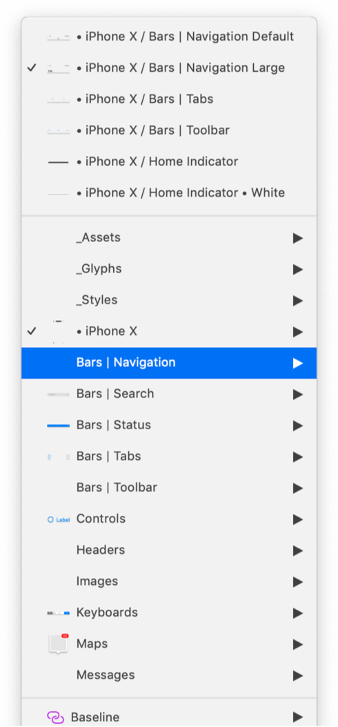 iOS Design Kit – Library of iOS app templates and UI elements