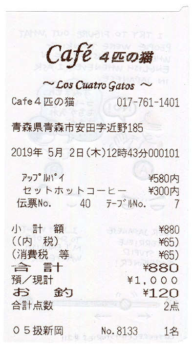 Coffee Receipt Stories — Infographic