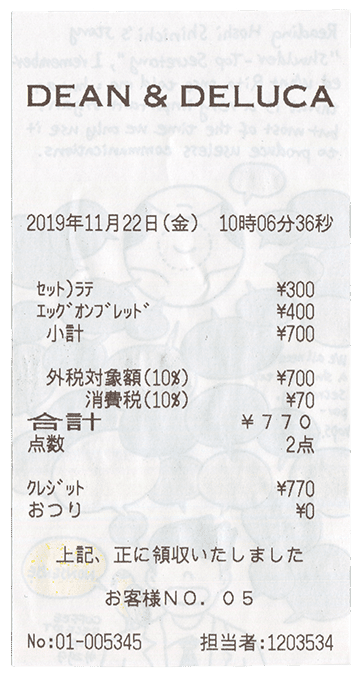 Coffee Receipt Stories — Readings