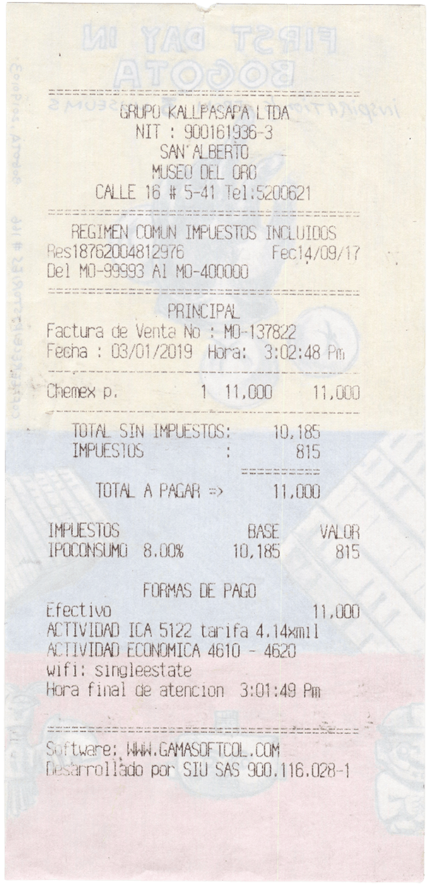 Coffee Receipt Stories