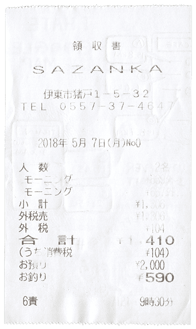 Coffee Receipt Stories — Infographic