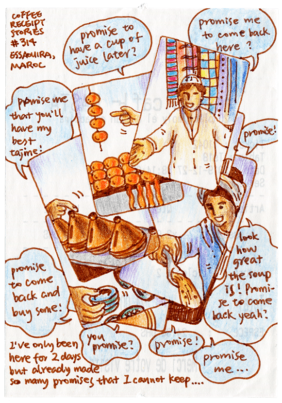 Coffee Receipt Stories — Morocco