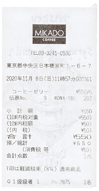 Coffee Receipt Stories — Coffee