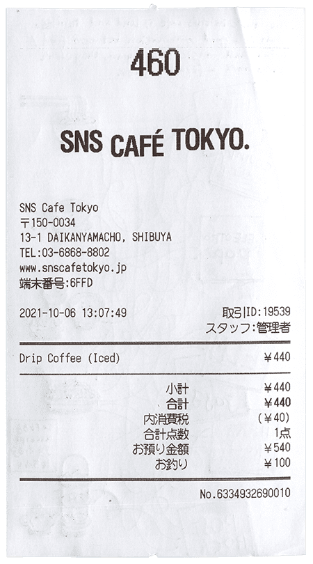Coffee Receipt Stories — Infographic