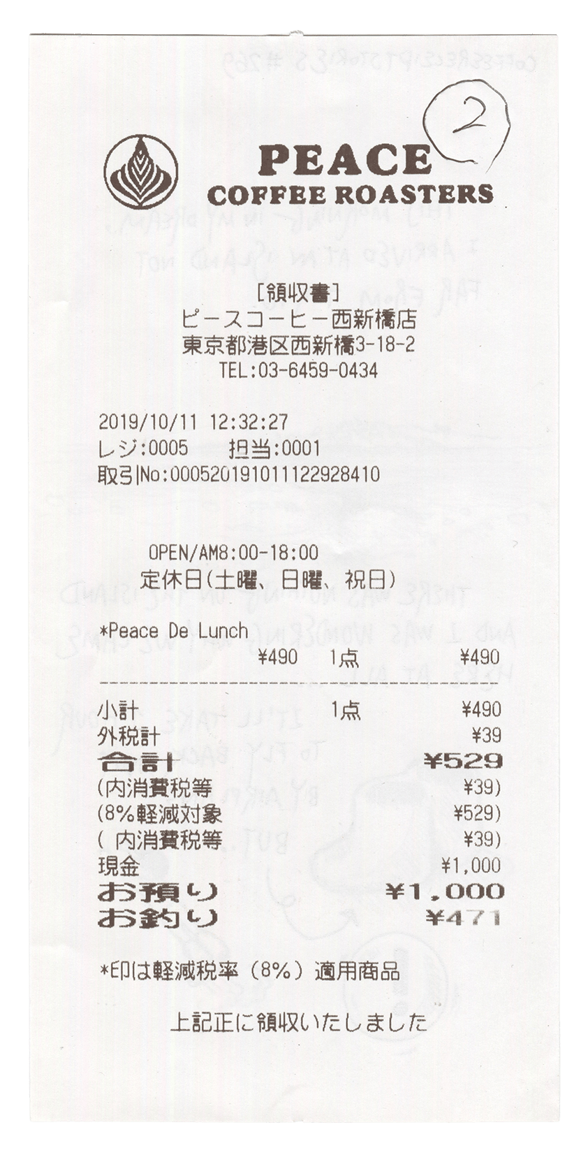 Coffee Receipt Stories — Dreams
