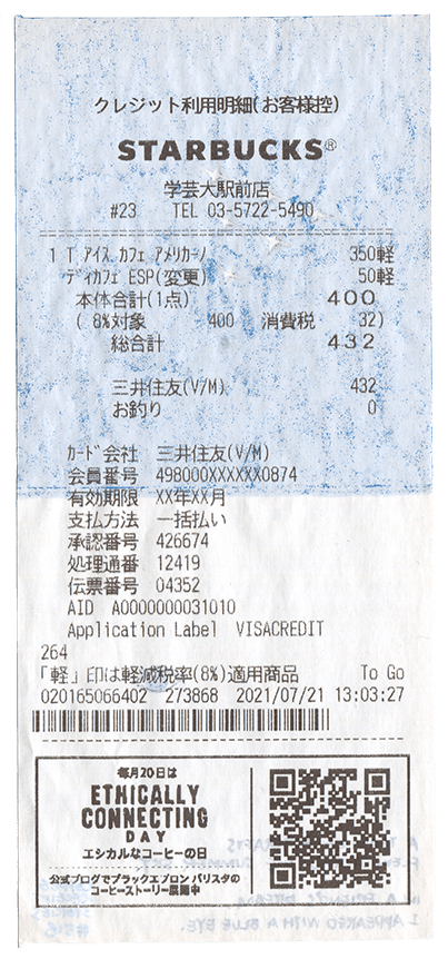 Coffee Receipt Stories — Dreams