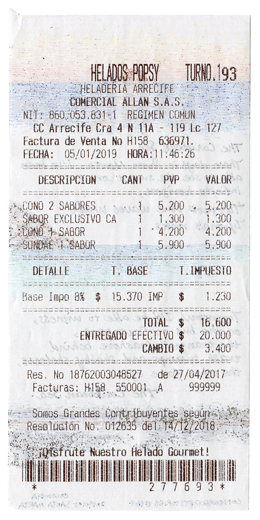 Coffee Receipt Stories — Travel_page1