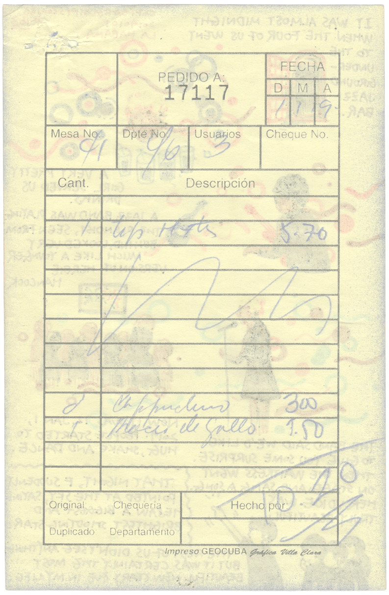 Coffee Receipt Stories