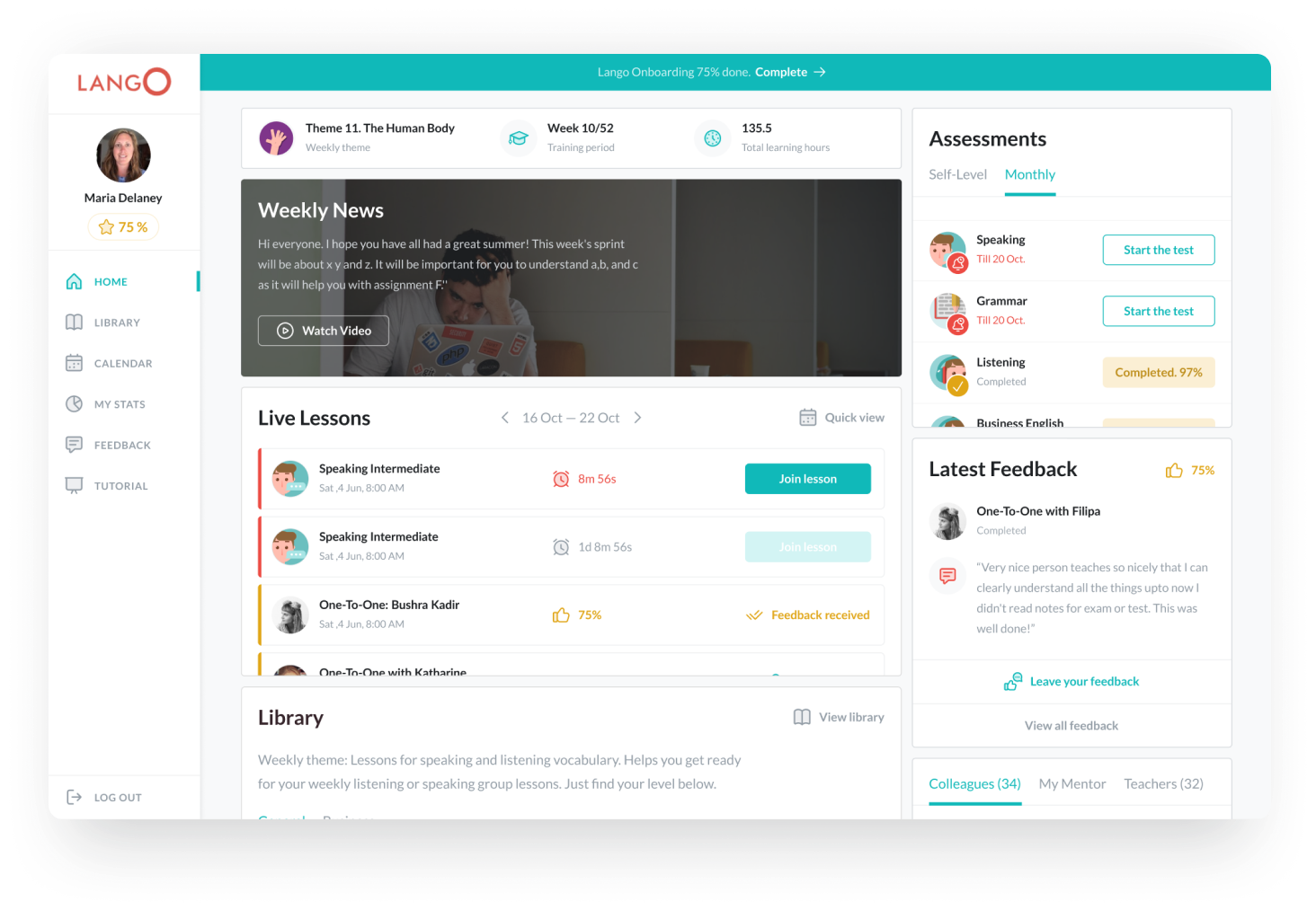 LangO | Online English training