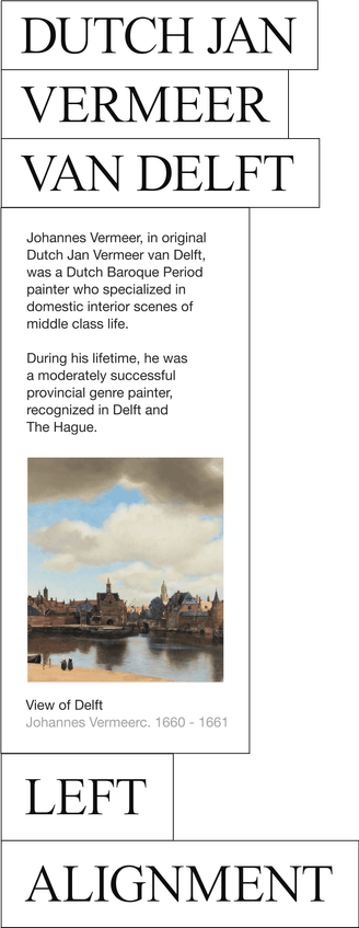 Typography Principles — Alignments