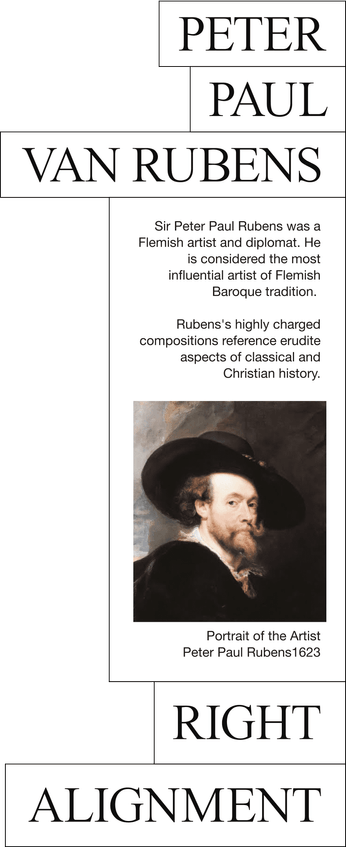 Typography Principles — Alignments