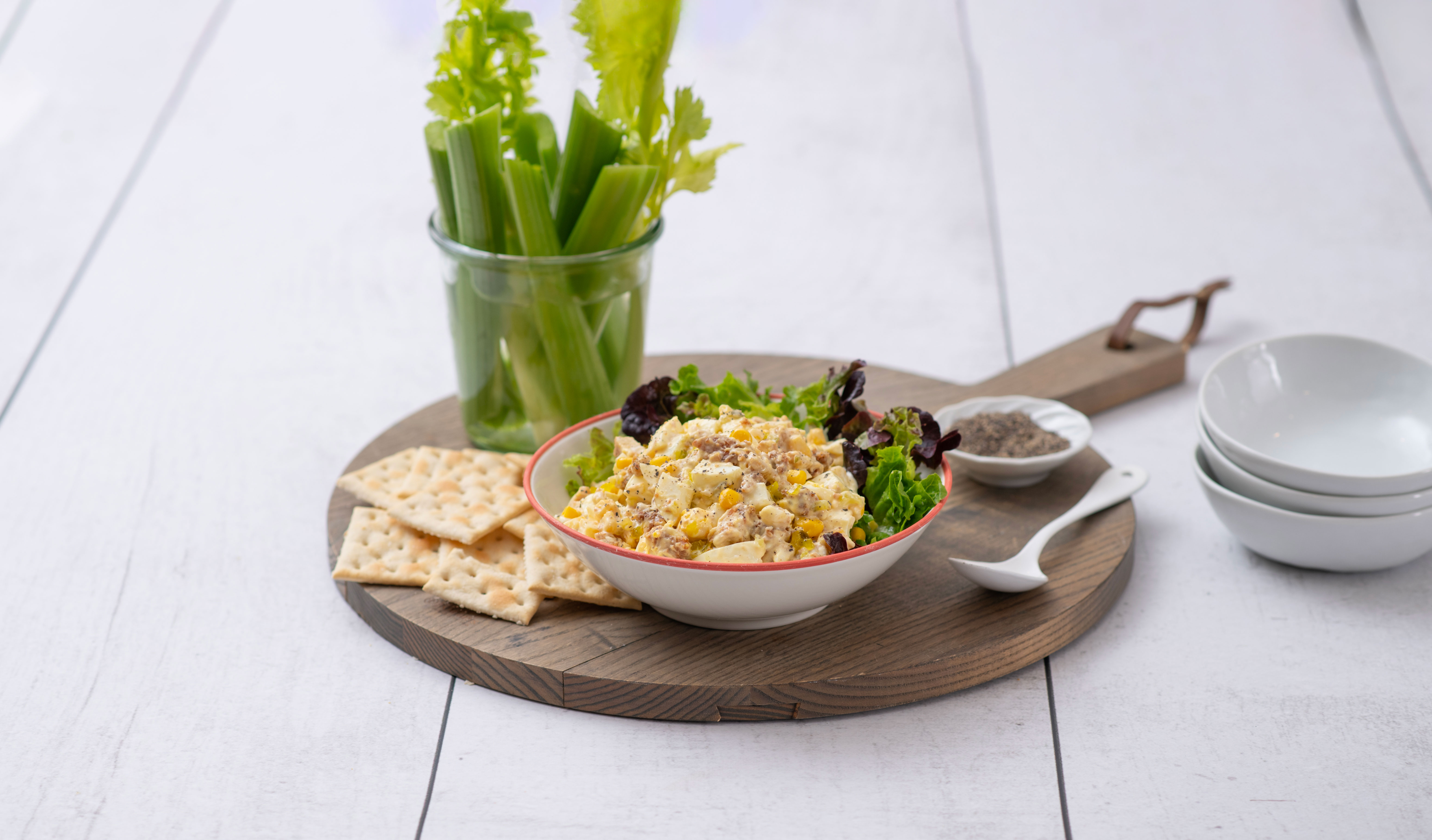 Extra Helpings Cookbook — Egg and Chicken Salad