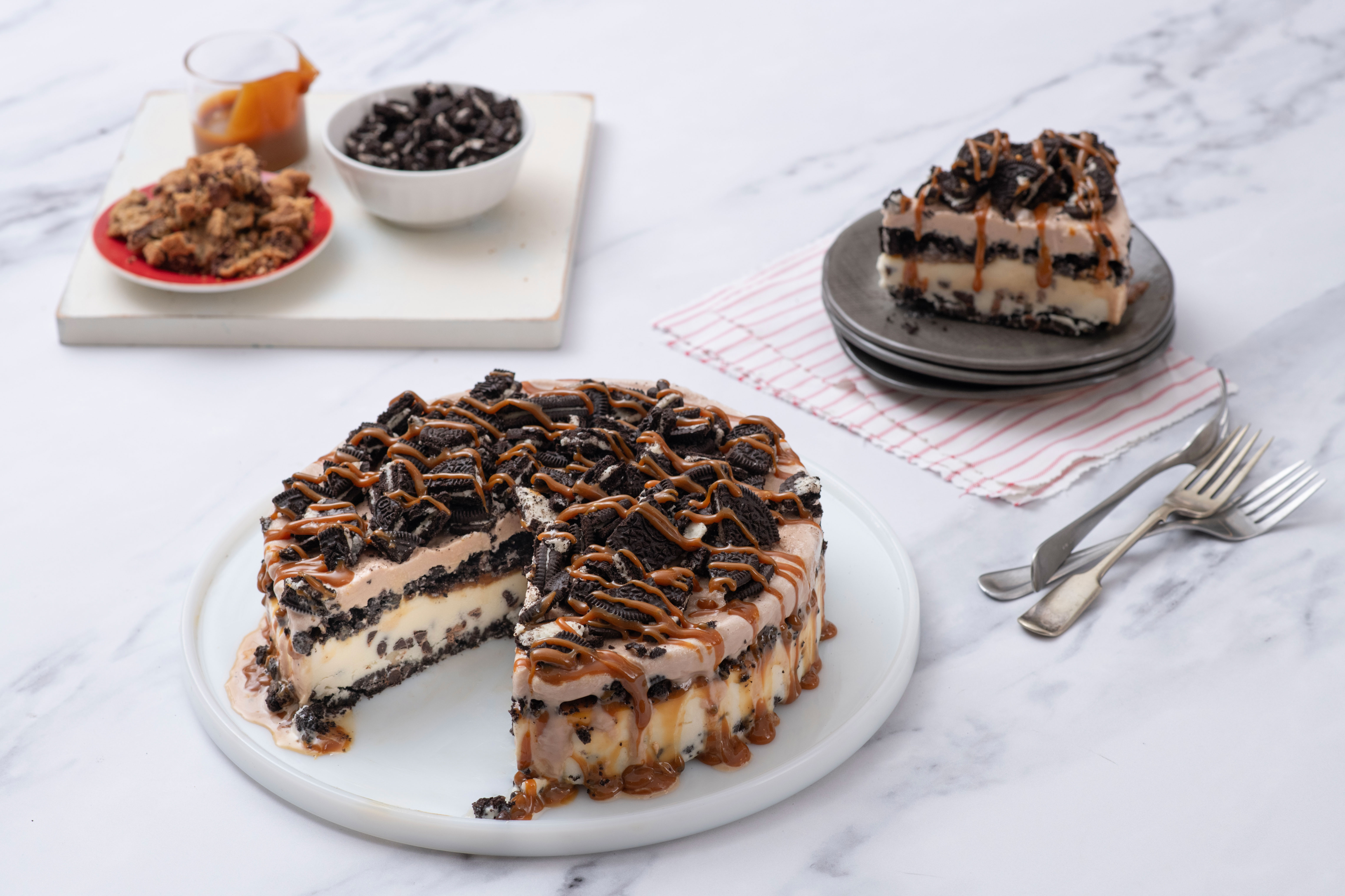 Extra Helpings Cookbook — Layered Ice Cream Celebration Cake