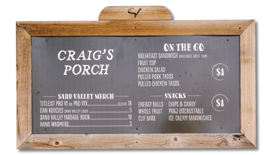 Dream Golf | Sand Valley - Craig's Porch