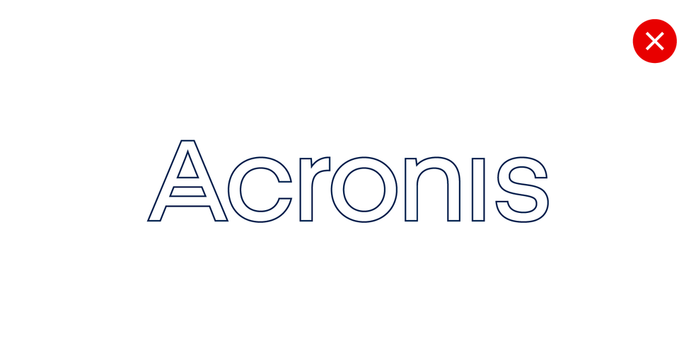 Acronis brand style guide