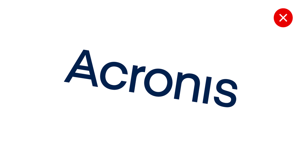Acronis brand style guide