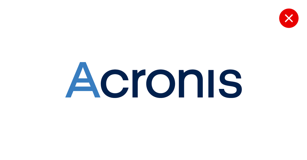 Acronis brand style guide