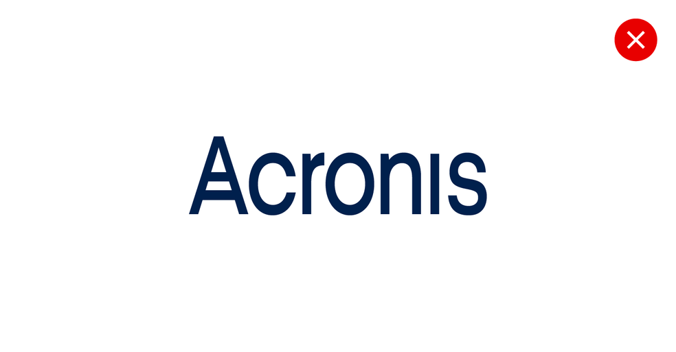 Acronis brand style guide