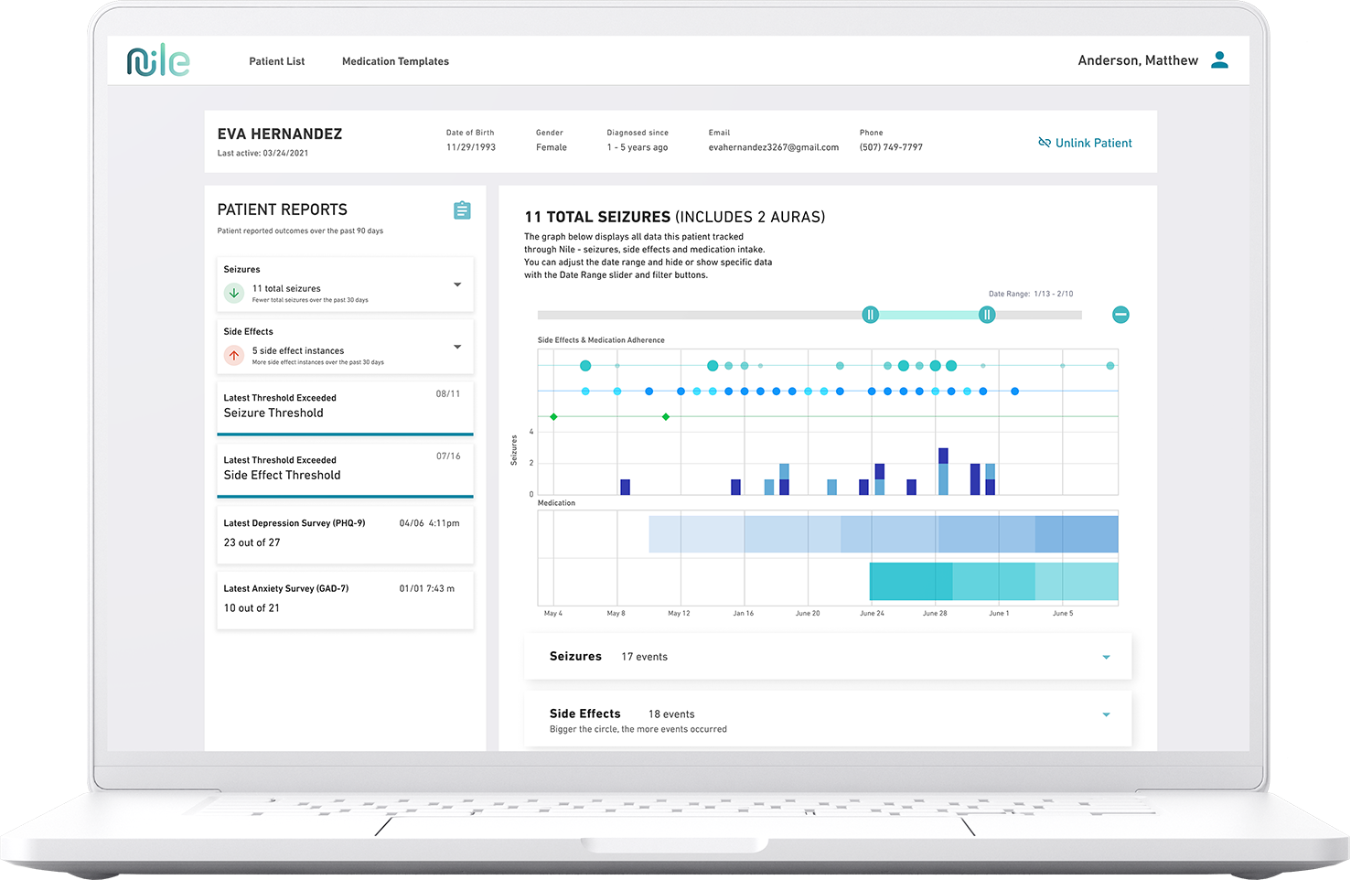 Nile - AI powered neurological care