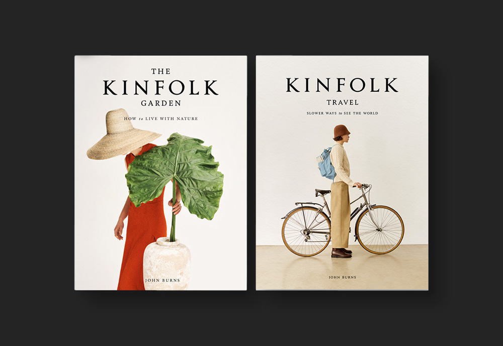 Kinfolk garden & kinfolk travel book design