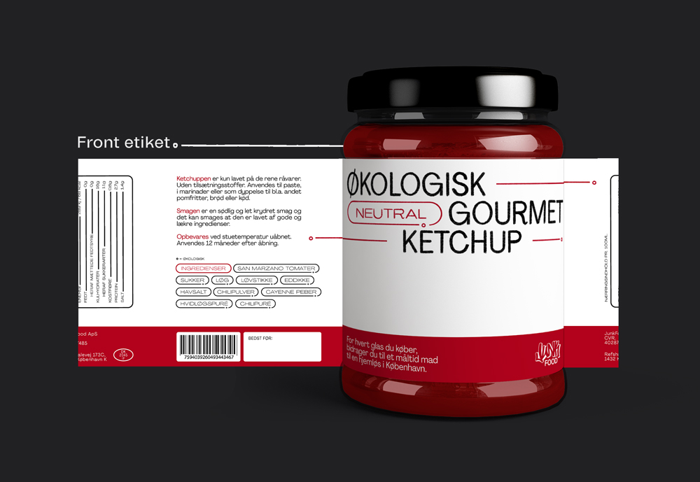 Junk food packaging design