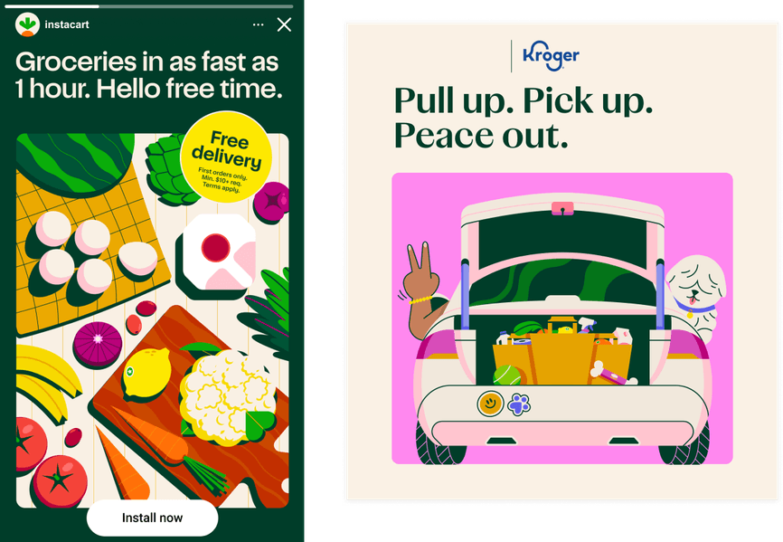 Instacart Brand Guide — Instacart Illustration