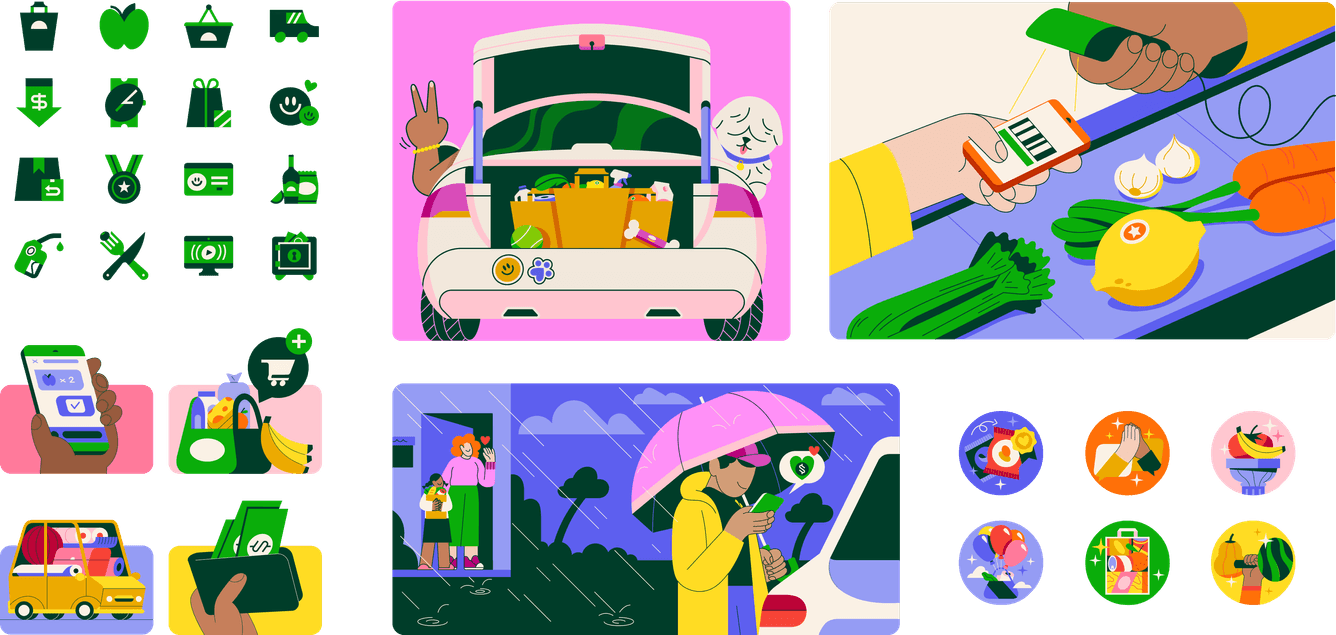 Instacart Brand Guide — Instacart Illustration