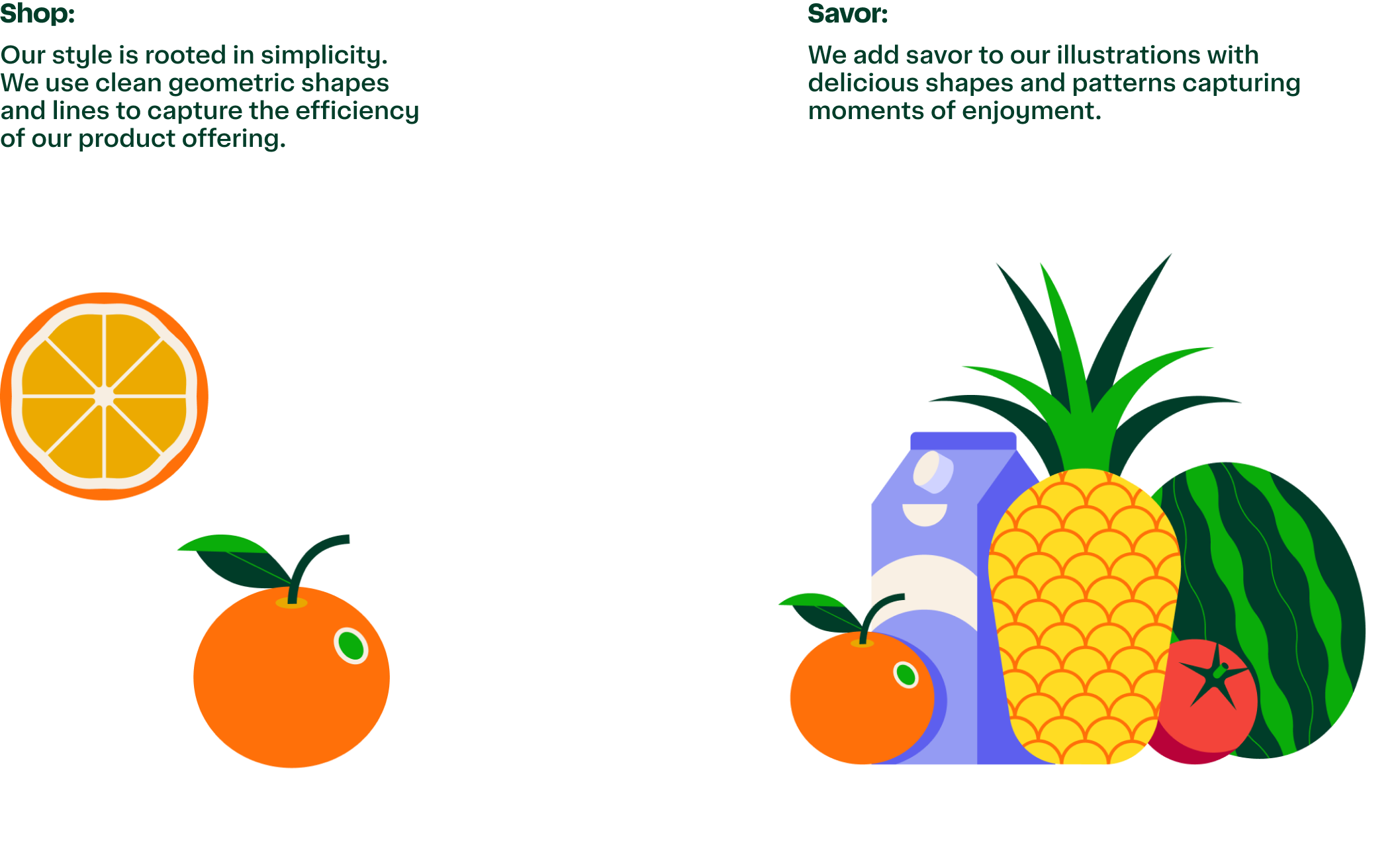 Instacart Brand Guide — Instacart Illustration
