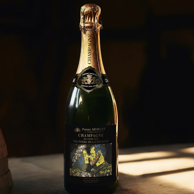 Limited collection of champagne Victoire de la Dignite | Victory of ...